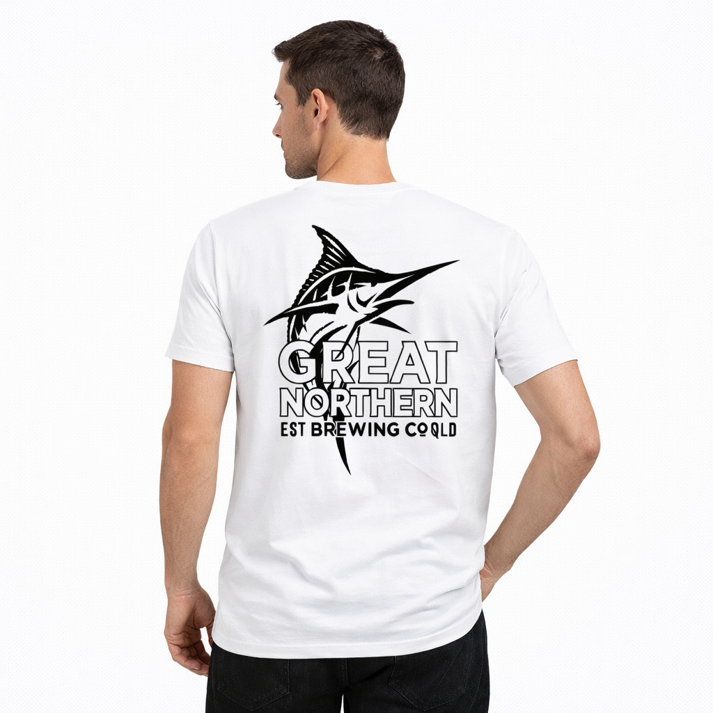 Great Northern Keyline Tee White – Surf Dive Fish Australia